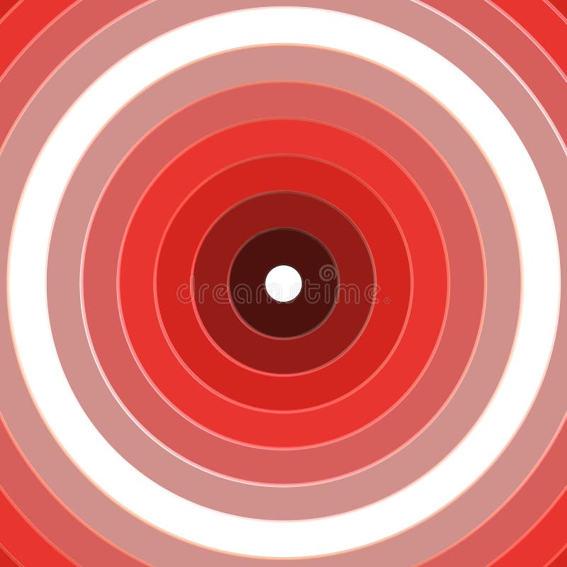 Red Rings Target Background Stock Illustration - Illustration of ...