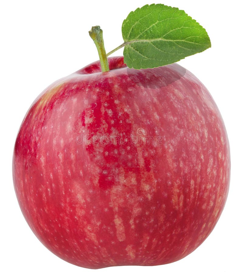 Red ripe apple. stock photo. Image of food, clipping - 132961204