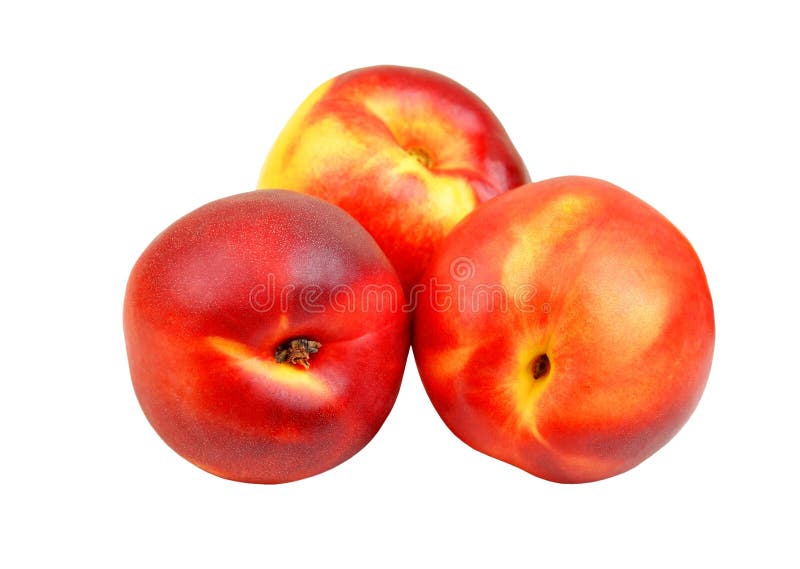 Red ripe nectarine stock photo. Image of healthy, palatable - 75356178