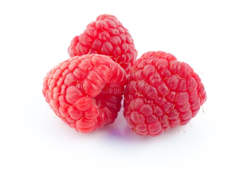 Raspberry and leaves stock image. Image of healthy, isolated - 7680793
