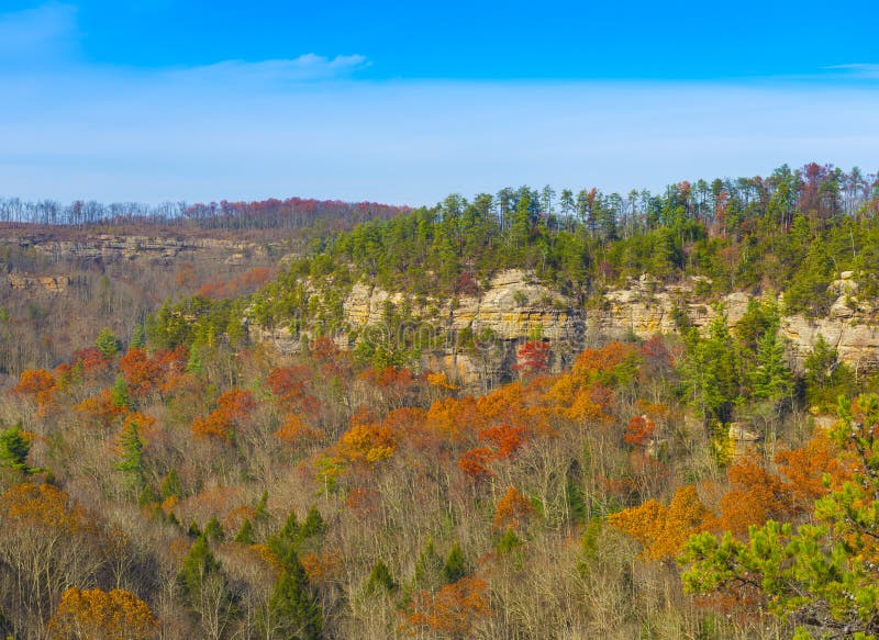 Red River Gorge stock photo. Image of cliffs, colors - 139486080