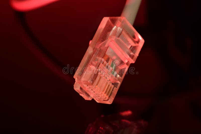 RJ45 Connector stock photo. Image of data, connection - 25889874