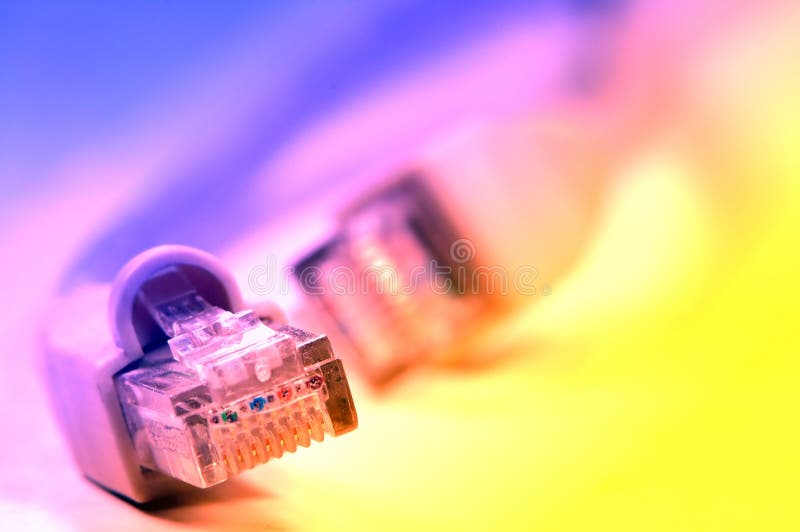 Primer Enchufable De La Red Rj45 Foto de archivo - Imagen de ...