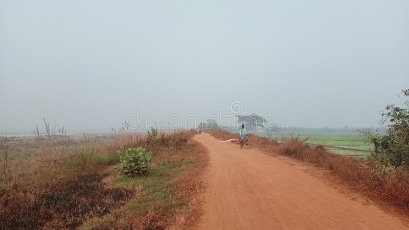 A red road in india stock image. Image of hill, highway - 210816823
