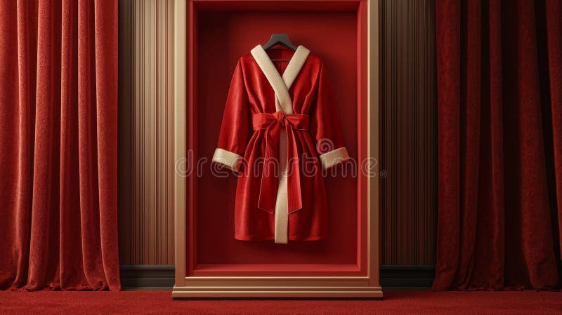 Red Robe Display stock illustration. Illustration of striped - 335802972