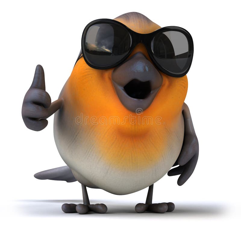 Red robin stock illustration. Illustration of single - 45090656