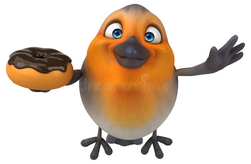 Red robin stock illustration. Illustration of donut, diet - 71133041