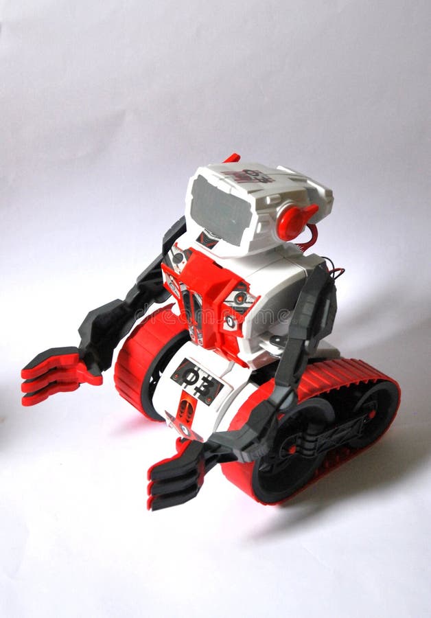 Red, Robot, Personal Protective Equipment, Toy Stock Image - Image of ...