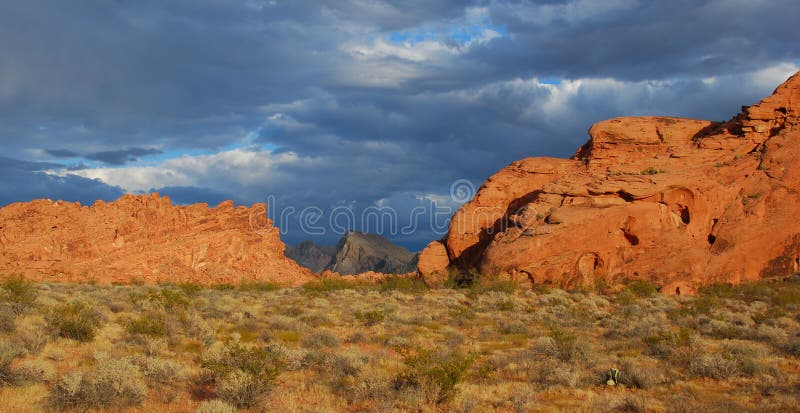 Red Rock stock image. Image of dark, america, rock, sunset - 9799759