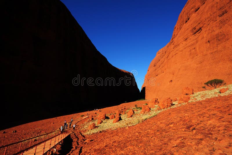 Red rock of Australia stock image. Image of terrain, famous - 80879389
