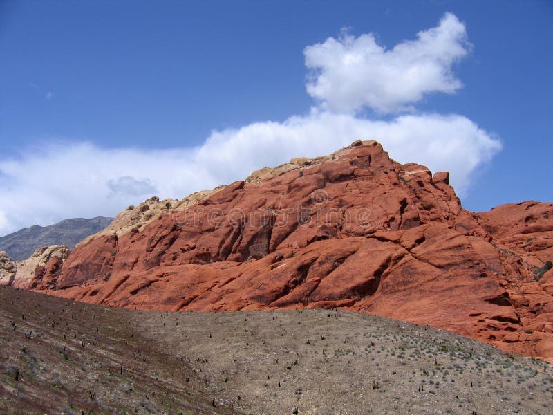 Aztec Sand Stone Rock Formation Near Red Rock Canyon, NV Stock Photo ...