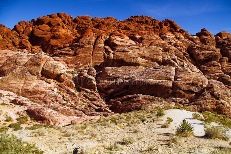 Red Rock Canyon in Las Vegas Stock Photo - Image of mountaineering ...