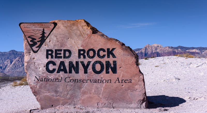 Red Canyon Sign stock image. Image of tourism, states - 24376377