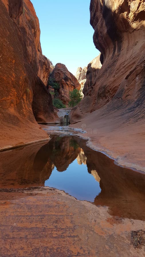 Red Rock cavern stock image. Image of hiking, southern - 76591341