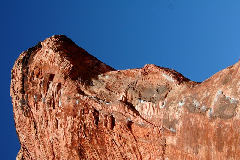 Red rock cliff stock photo. Image of rock, blue, arid - 2762346