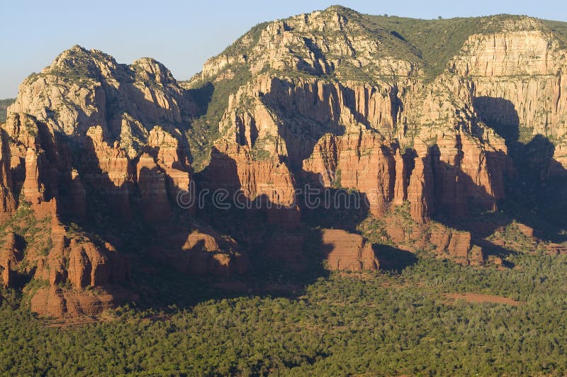 Red Rock Cliffs stock photo. Image of cliff, arizona, nature - 9147562