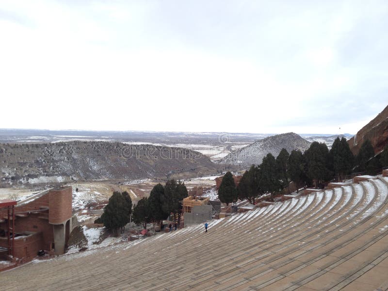 Red Rock Colorado Amphitheater Stock Image - Image of music, colorado ...