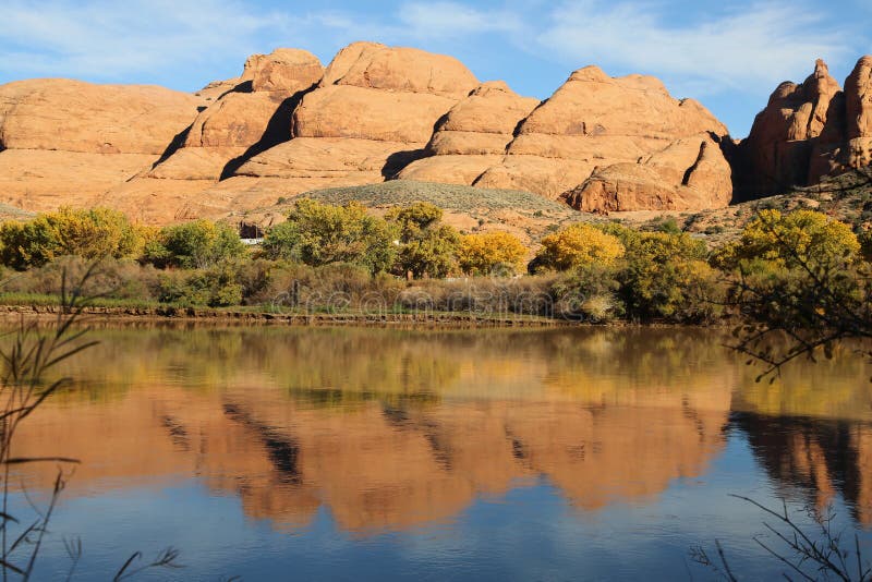 Red rock on Colorado River stock photo. Image of utah - 77943796
