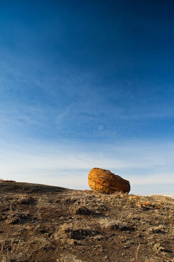 Red Rock Coulee in Southern Alberta, Canada Stock Photo - Image of ...