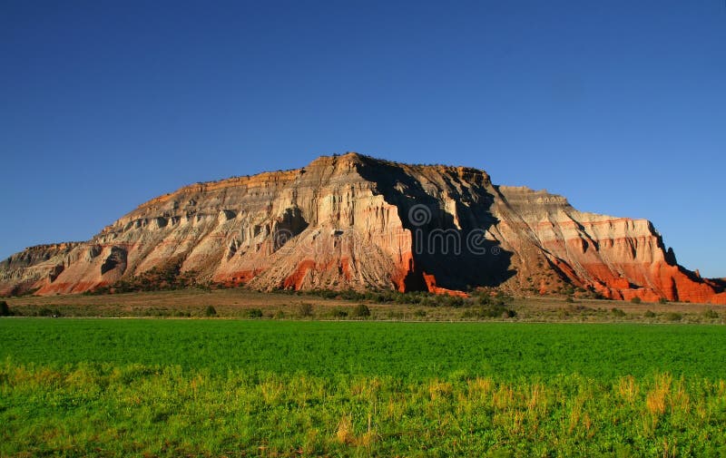 Red Rock Farm 6 stock photo. Image of background, hill - 4616412