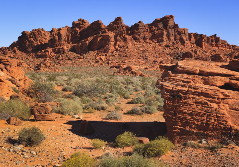 Red Rock Formation stock image. Image of crag, stone - 17201045