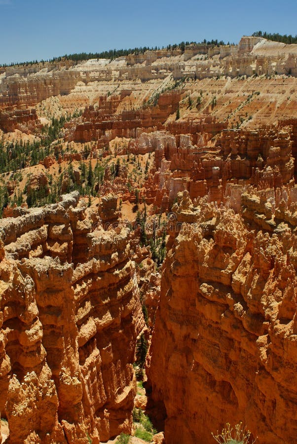 Red Rock Formation in Bryce Canyon Park, Utah Stock Image - Image of ...