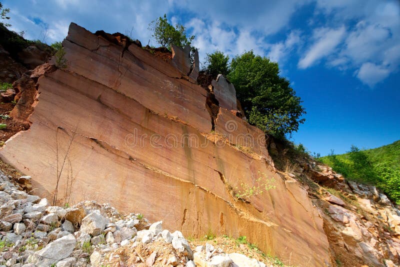 Red rock formations stock photo. Image of nature, black - 2406266