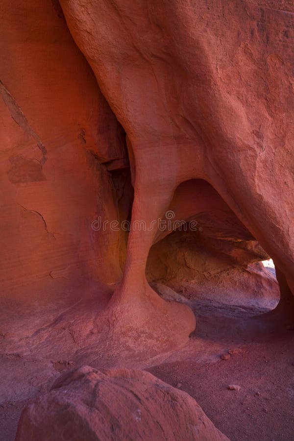 Red Rock Formations in Valley of Fire, USA Stock Photo - Image of ...