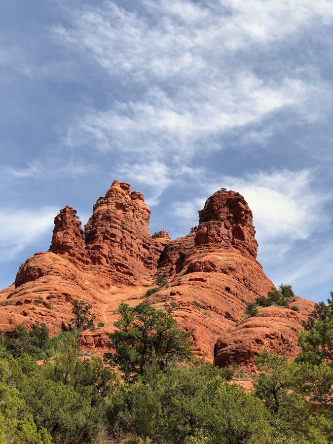 Red Rock Formations in Sedona, Arizona Stock Photo - Image of orange ...