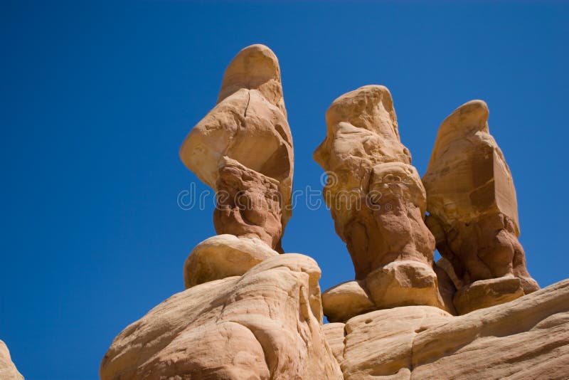 Mushroom Rock at Bisti Badlands Wilderness Area Stock Photo - Image of ...