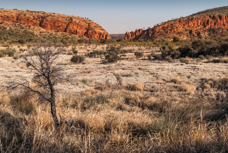 Red Rock Formations. West MacDonnell Ranges, Northern Territory ...