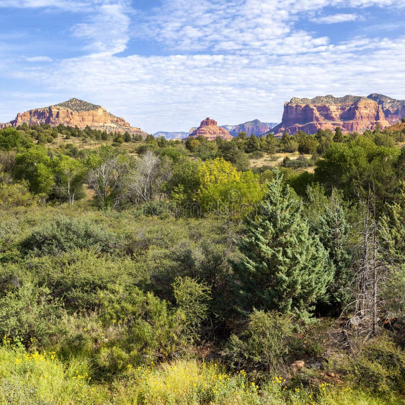 Red rock landscape stock image. Image of horizon, sedona - 35647329
