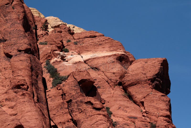 Red Rock stock image. Image of angled, blue, beige, geological - 46941105