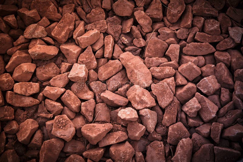 Red Rock Railway Tracks , Stone Background Vintage Filter Stock Photo ...