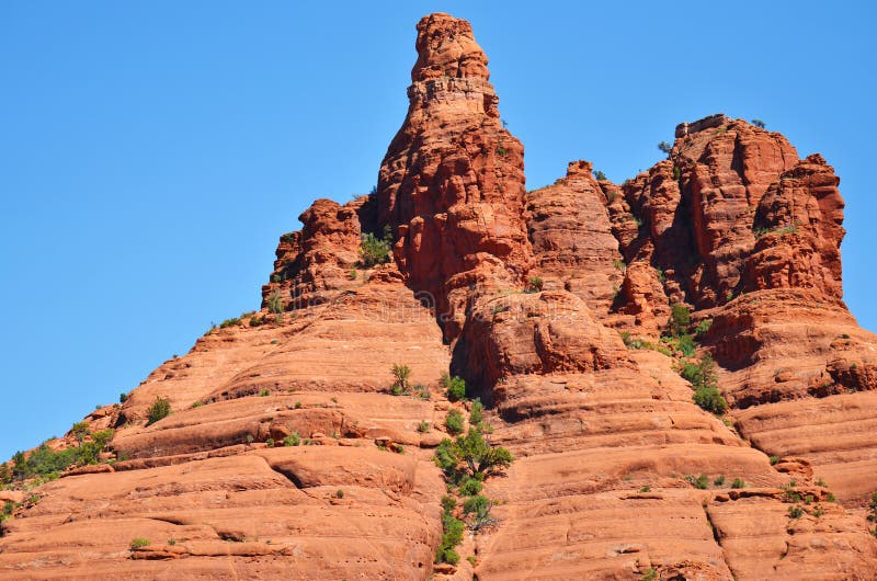Red Rock in Sedona stock photo. Image of beauty, geological - 55732432