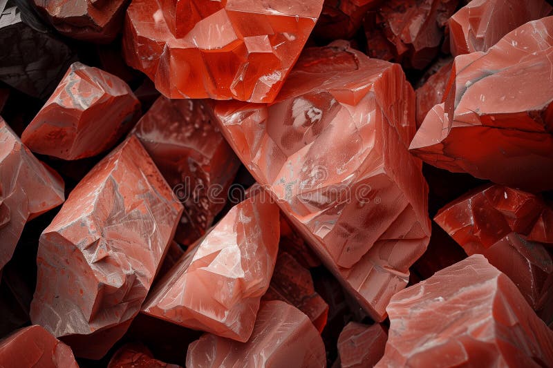 Red Rock Stone Surface Texture Background Illustration. Generative AI ...