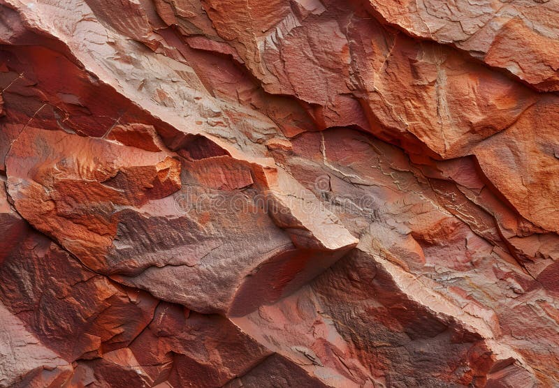 Intricate Red Rock Surface Texture Stock Illustration - Illustration of ...