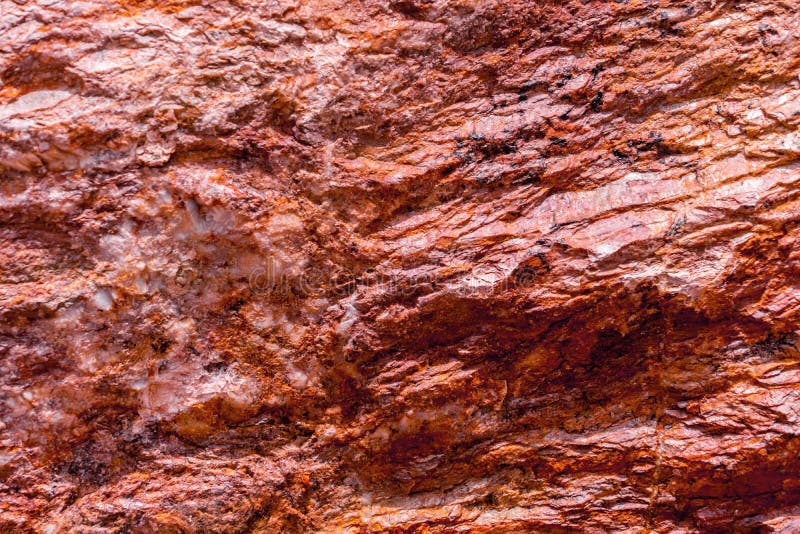Red Rock Surface for Texture Background Stock Image - Image of brown ...