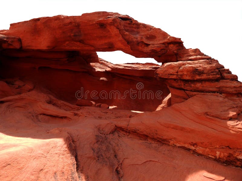Red Rock Window stock image. Image of mountain, cliff - 112148245