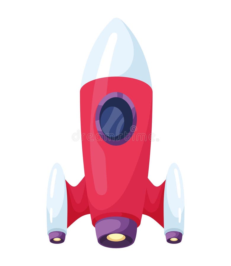 Red rocket launcher stock vector. Illustration of fantasy - 250061475