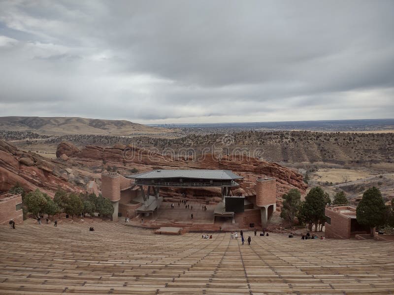 Red Rocks Amphitheater stock photo. Image of landscape - 235644860