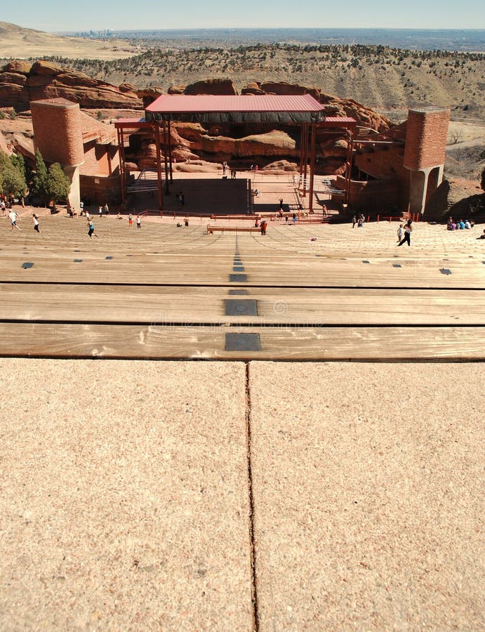 Red Rocks Amphitheatre Hike Editorial Stock Image - Image of hike ...