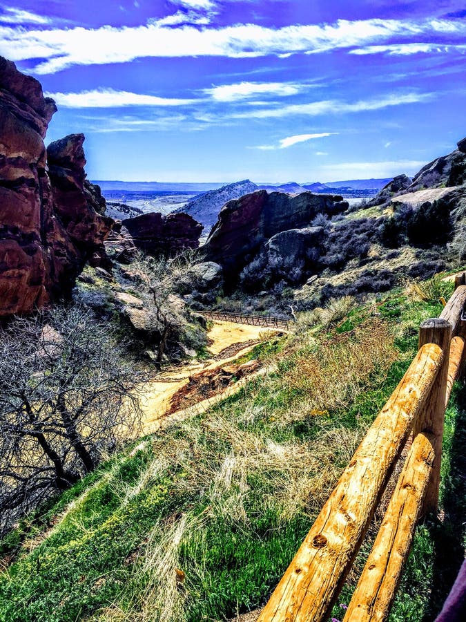 Red Rocks Amphitheatre Hike Editorial Stock Image - Image of hike ...