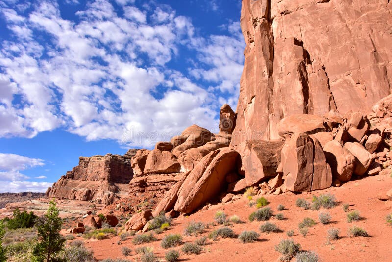 Red Rocks Arches National Park, Utah Stock Photo - Image of rock ...