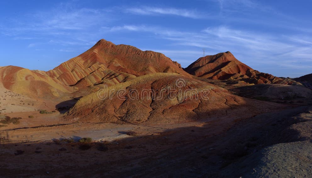 Red rocks and blue sky stock image. Image of geologic - 38996473
