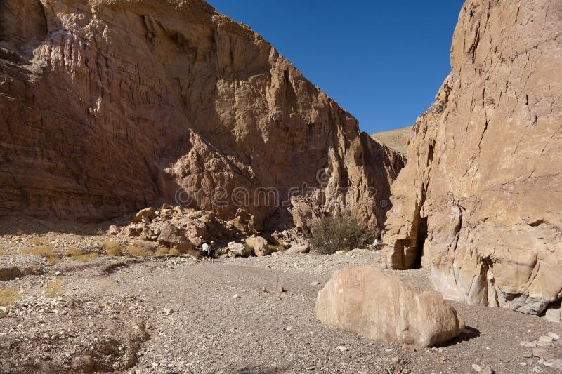 Red Rocks of the Red Canyon in Eilat, Israel Stock Image - Image of ...