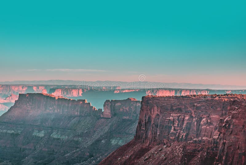 Red Rocks in the Canyonlands National Park, Utah Stock Photo - Image of ...