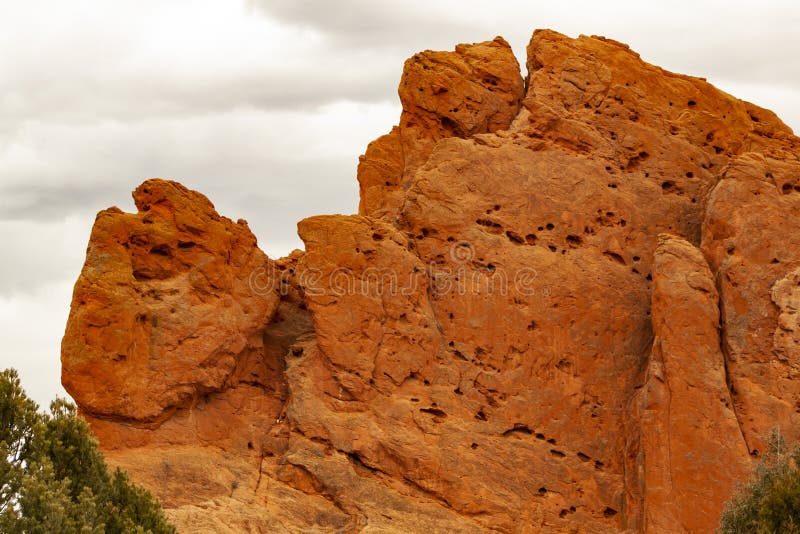 Red rocks stock image. Image of orange, beautiful, face - 140765915