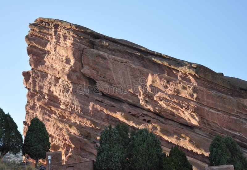 Red Rocks in Colorado stock image. Image of nature, amphitheater - 16753617