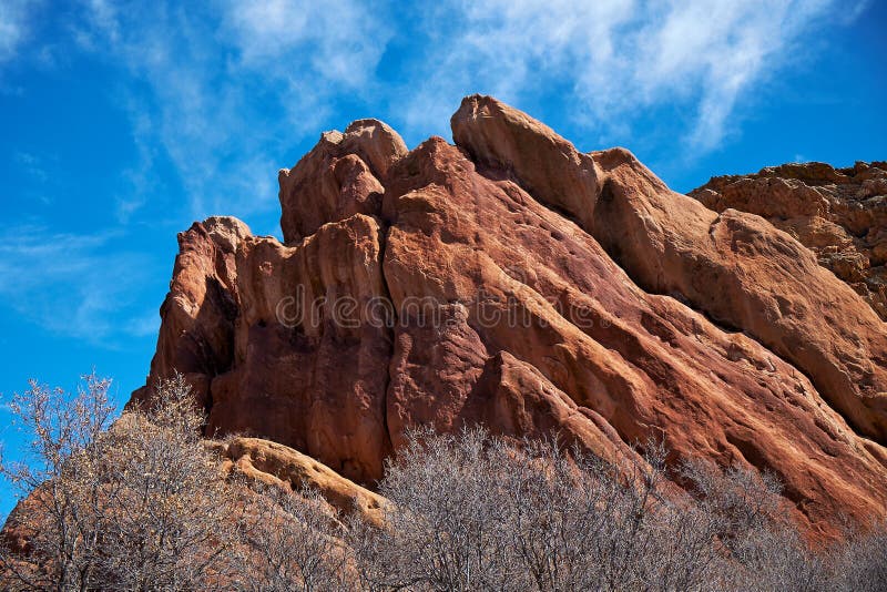 Red Rocks of Colorado stock image. Image of stone, erosion - 39043461